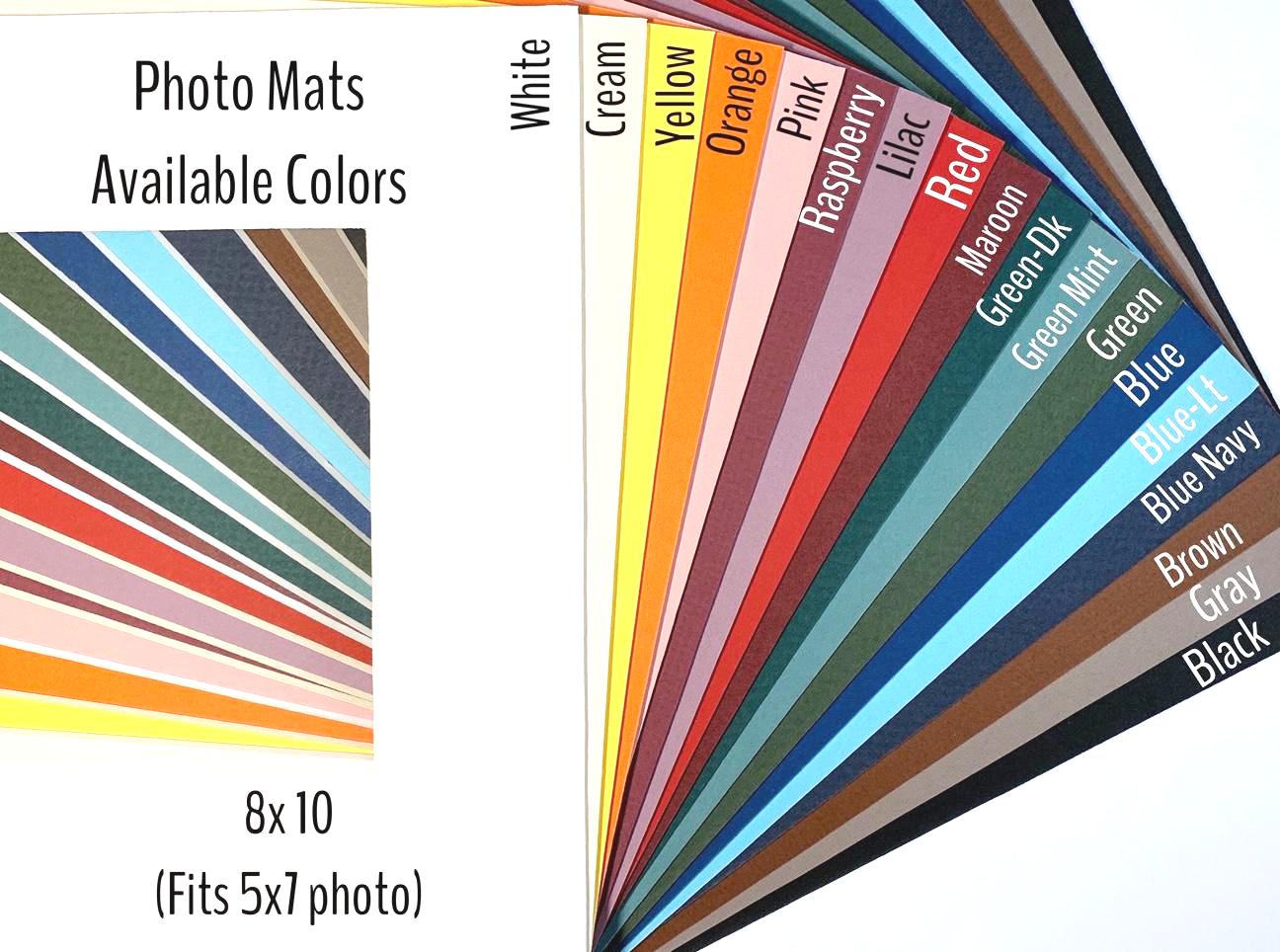 Photo Mat Colors - Julie's Imprinting